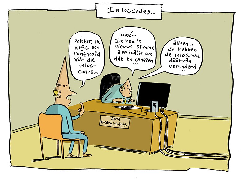 redactionele cartoon APM – ComicHouse